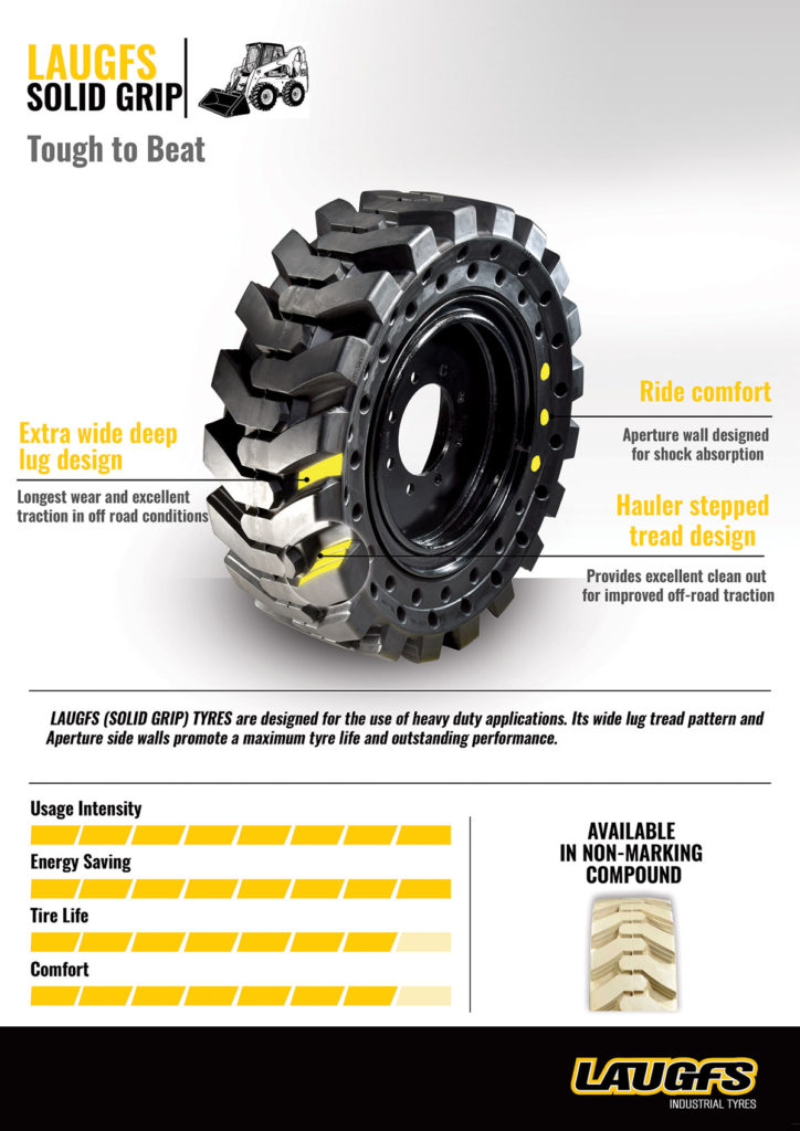 Laugfs Solid Grip – Tough to best – Blog | LAUGFS Rubber – Industrial Tyres